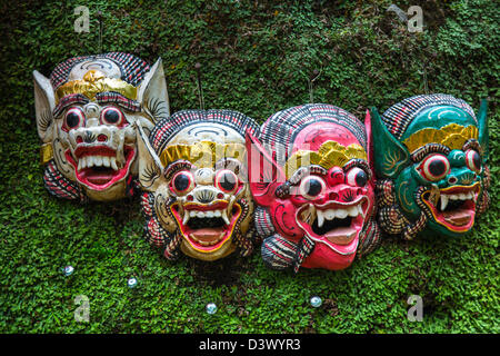 Traditional Balinese Hindu masks, Ubud, Bali, Indonesia Stock Photo - Alamy