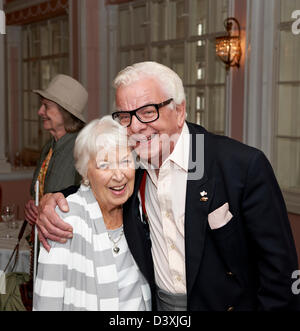 London. UK. Barry Cryer at the BBC Radio 2 office's at Western House ...