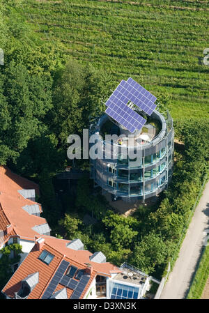 The rotating solar house in Freiburg, Germany Stock Photo - Alamy