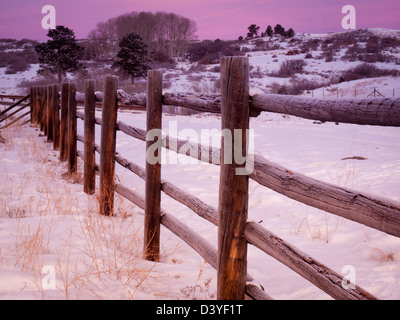 Spectacular Dallas Divide on a winter morning Stock Photo - Alamy