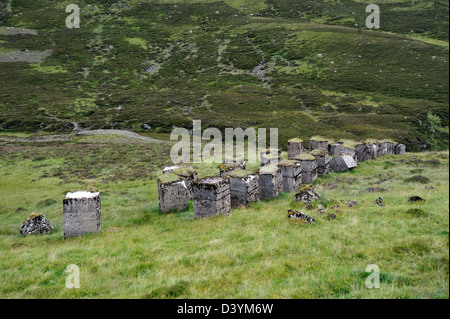 The Cowie Line anti-tank traps. Devil's Elbow, A93 road. Glenshee ...