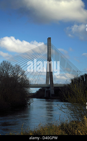 River Boyne Suspension Bridge Drogheda Ireland Stock Photo - Alamy