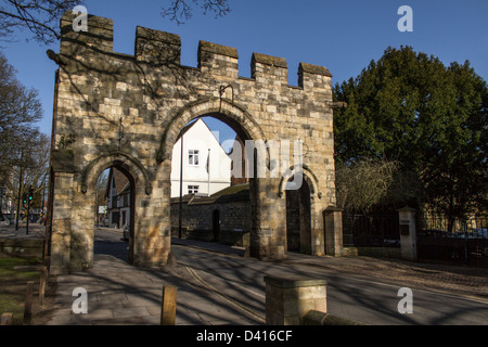 Priory Gate Arch Lincoln Lincolnshire England Stock Photo - Alamy