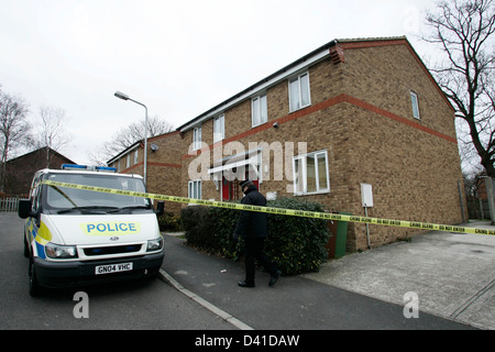 Police search the house of Lea Rusha in Southborough, Kent in ...