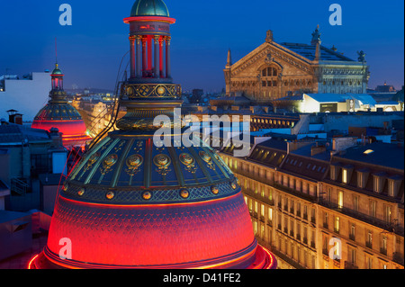 France, Paris, dome of Printemps Haussman departement store Stock Photo ...
