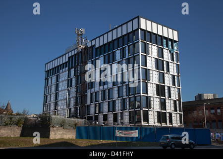 Cladding & insulation on the British Telecom office building being ...