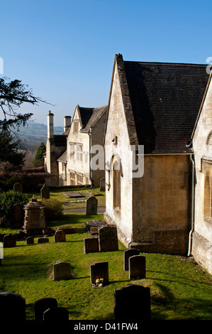 St. Michael`s Church, Dowdeswell, Gloucestershire, England, UK Stock ...
