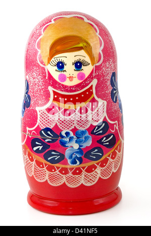 Russian nested doll are photographed on white Stock Photo - Alamy