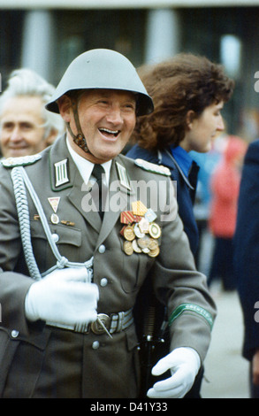 Soldier of the National People's Army of the GDR in East Berlin Stock ...