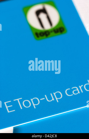 Pay As You Go mobile phone top up card Stock Photo - Alamy