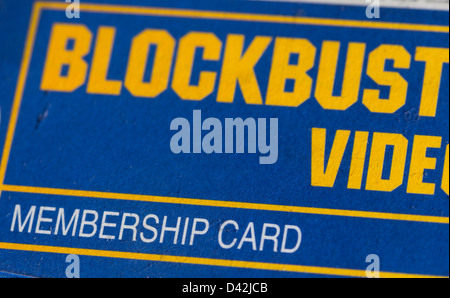Blockbuster Membership Card Stock Photo - Alamy