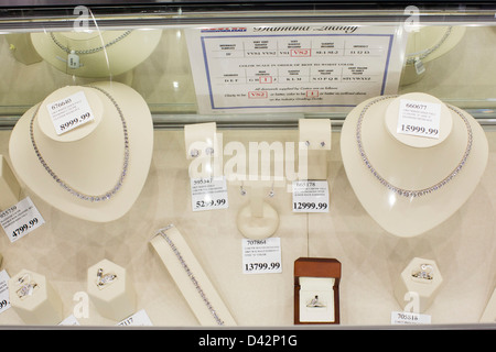 Costco warehouse jewelry store
