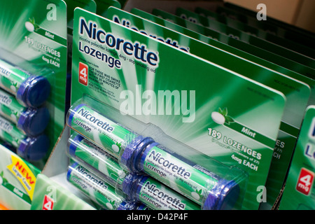 Nicorette on display at a Costco Wholesale Warehouse Club Stock Photo ...