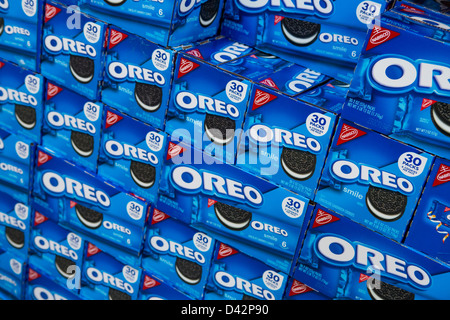Oreo cookies on display at a Costco Wholesale Warehouse Club Stock ...