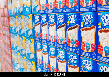 Rice Krispies and Pop-Tarts on display at a Costco Wholesale Warehouse ...