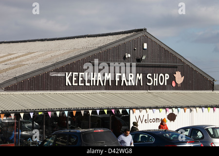 View of Keelham Farm Shop in Queensbury near Bradford Yorkshire extra ...