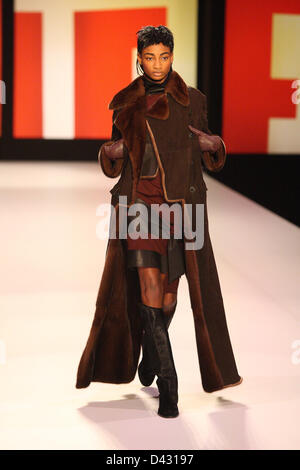 A model wears a creation for Jean Paul Gaultier's Haute Couture Fall ...