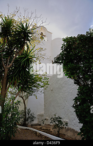 Church Tower at the Puig de Missa Church, Santa eulalia, Ibiza Stock ...