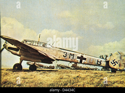 The Messerschmitt BF 110, a German twin-engine fighter aircraft, was ...