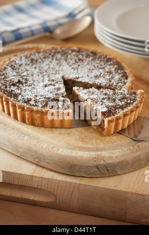 Border tart Traditional scottish fruit tart Stock Photo - Alamy