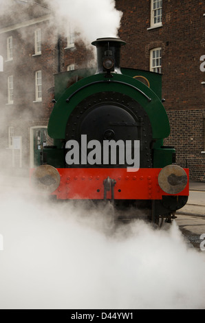 Saddle tank steam engine Stock Photo - Alamy