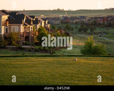 Suburban subdivision in town of Erie, Colorado Stock Photo - Alamy