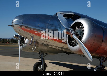 Lockheed Electra 12A, Twin propeller airplane Stock Photo - Alamy