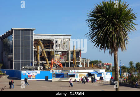 Imax cinema during demolition, Bournemouth, Dorset, Britain, UK Stock ...