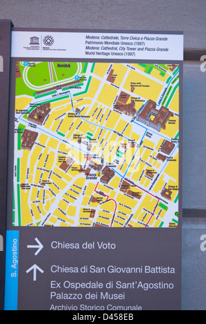 Modena Italy map Stock Photo - Alamy