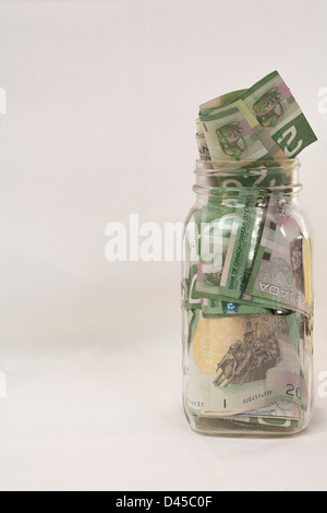 money in mason jar Stock Photo - Alamy