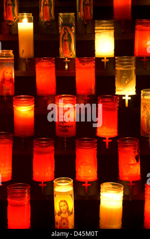 candle pray at grotto Stock Photo - Alamy