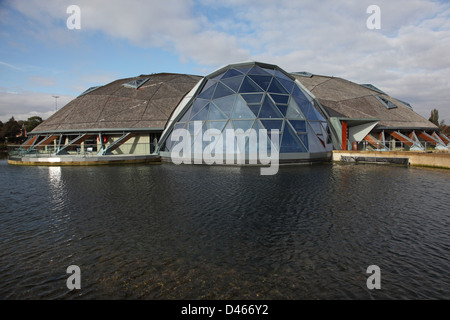 The Pods Leisure Centre, Scunthorpe, UK. Constructed as 5 intersecting ...