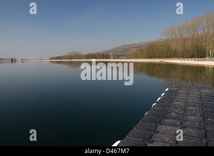 Cheddar Axbridge Reservoir Somerset England Stock Photo - Alamy