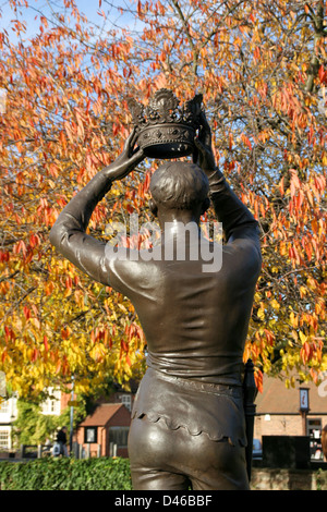 Prince Hal statue Shakespeare memorial Stratford upon Avon Warwickshire ...