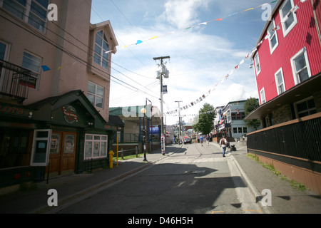 George Street which is known for its many bars and pubs in St John's ...