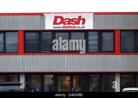 a dash wholesale and distribution depot, uk Stock Photo - Alamy