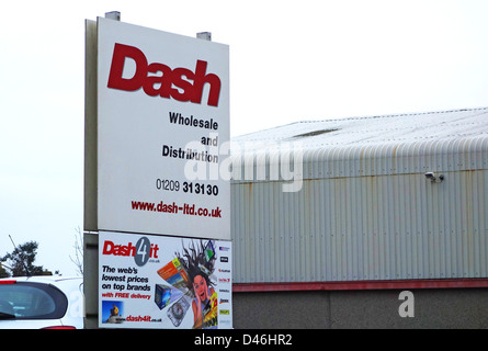 a dash wholesale and distribution depot, uk Stock Photo - Alamy