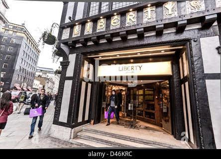 Liberty department store, London, England, United Kingdom Stock Photo ...