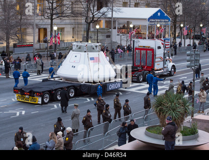 The 2013 Inaugural Parade featured NASA's Curiosity Rover and the Orion ...