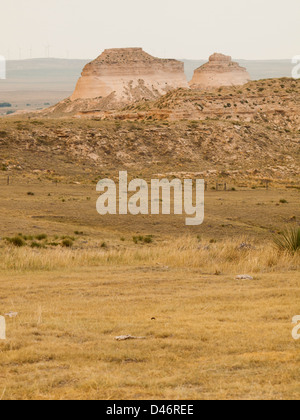 The Pawnee Buttes are two prominent buttes located within the Pawnee ...