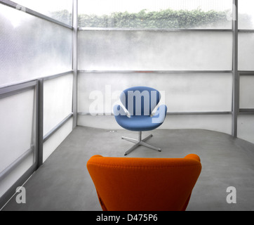 The Mist House, Tokyo, Japan. Architect: TNA, 2012. Interior view from ...