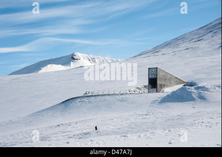 Entrance Svalbard Global Seed Vault largest seedbank wordwide Svalbard ...
