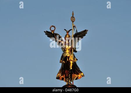 The so-called 'Goldelse' (lit. golden lizzy) stands tall on top of the ...