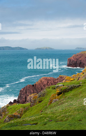 views of the cliffs and coastline of the south pembrokeshire coast ...