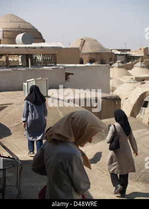 The roofs of Isfahan, Iran, feature traditional Islamic architecture ...
