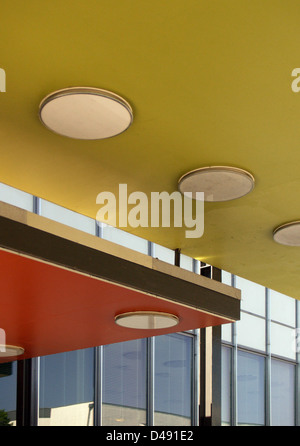 Arne Jacobsen’s design for Rødovre Town Hall, built between 1952-1956 ...