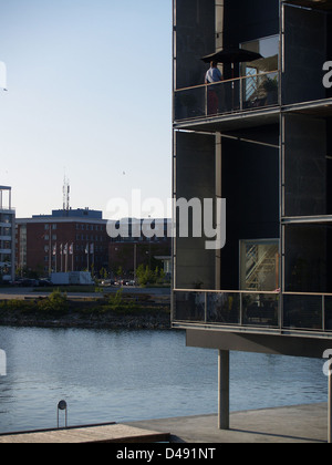 Teglværkshavnen is a modern housing project in Copenhagen, designed by Tegnestuen Vandkunsten ...