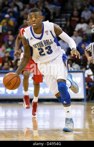 Seton Hall guard/forward Fuquan Edwin (23) celebrates during the second ...