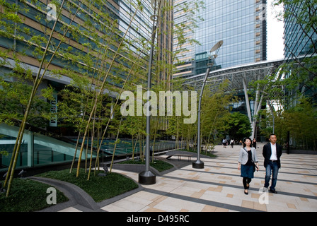 Entry plaza at new, modern Tokyo Midtown shopping, hotel and ...