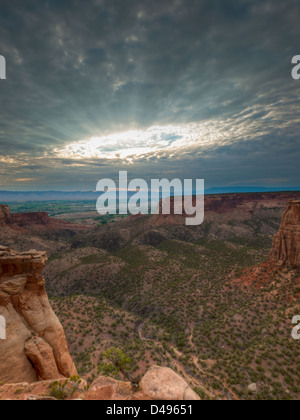 Granite rock formations at sunrise, City of Rocks State Park, New ...